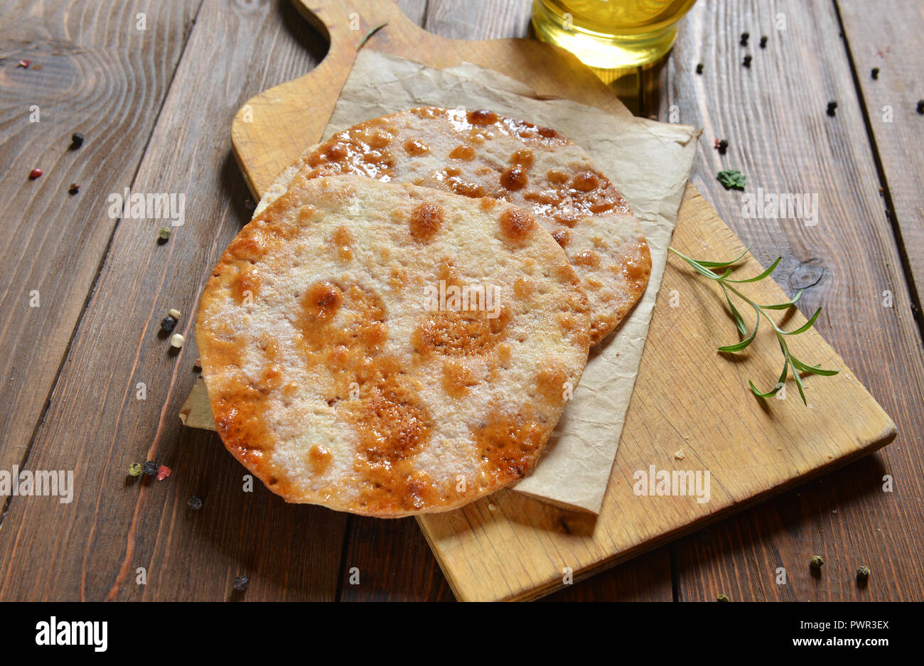 Sweet spanish crackers with olive Stock Photo - Alamy