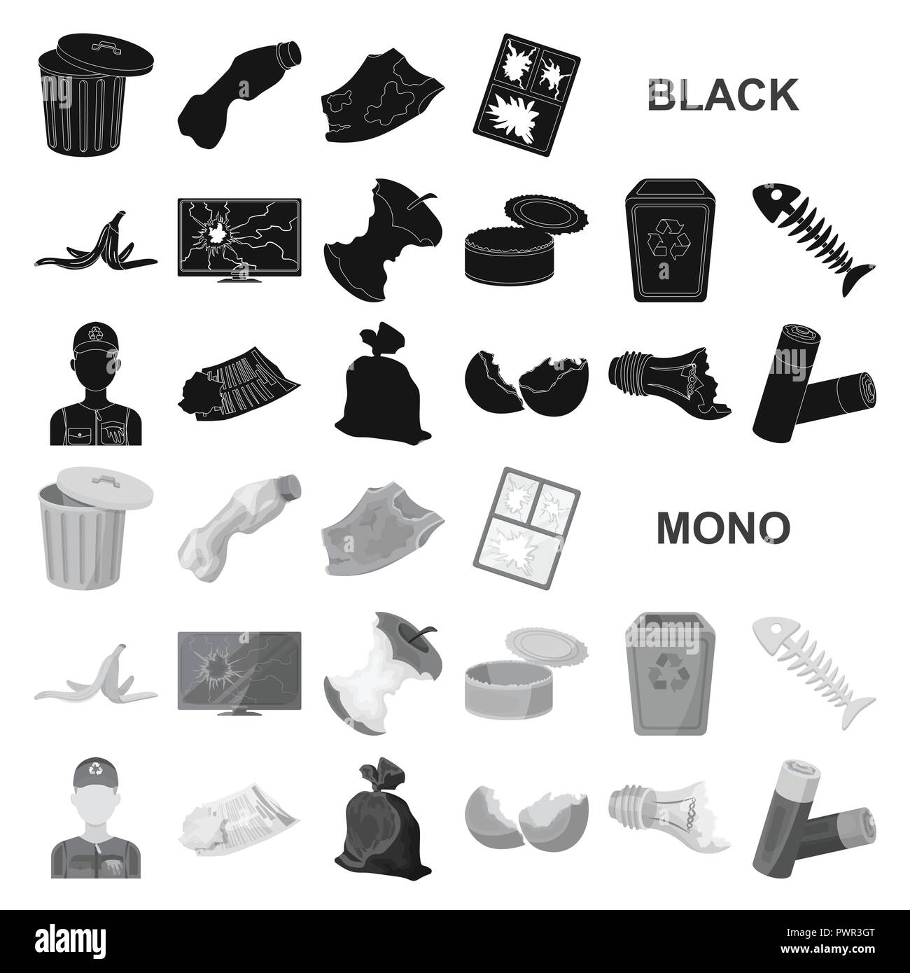 Collectorwaste Stock Vector Images - Alamy