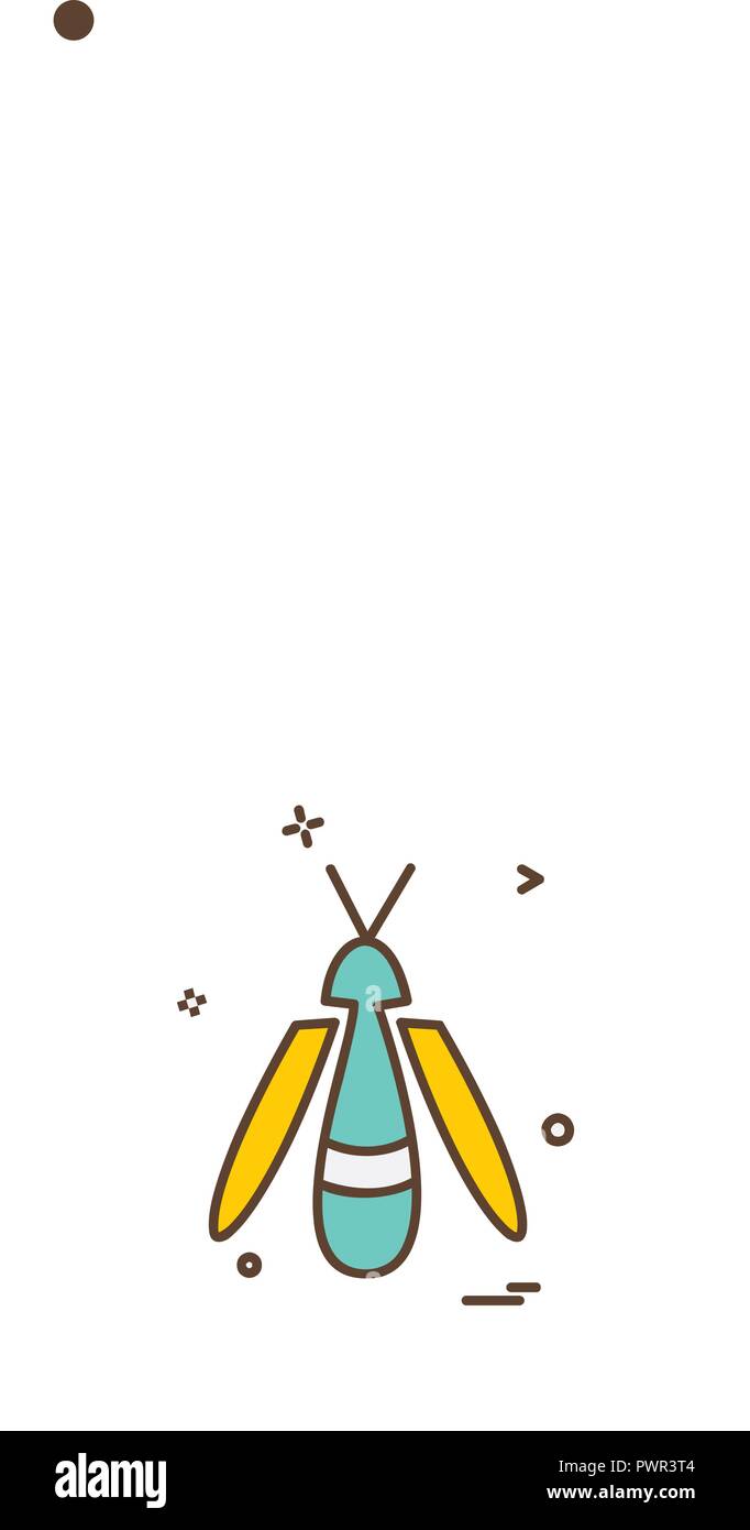 Bug fly icon design vector Stock Vector Image & Art - Alamy
