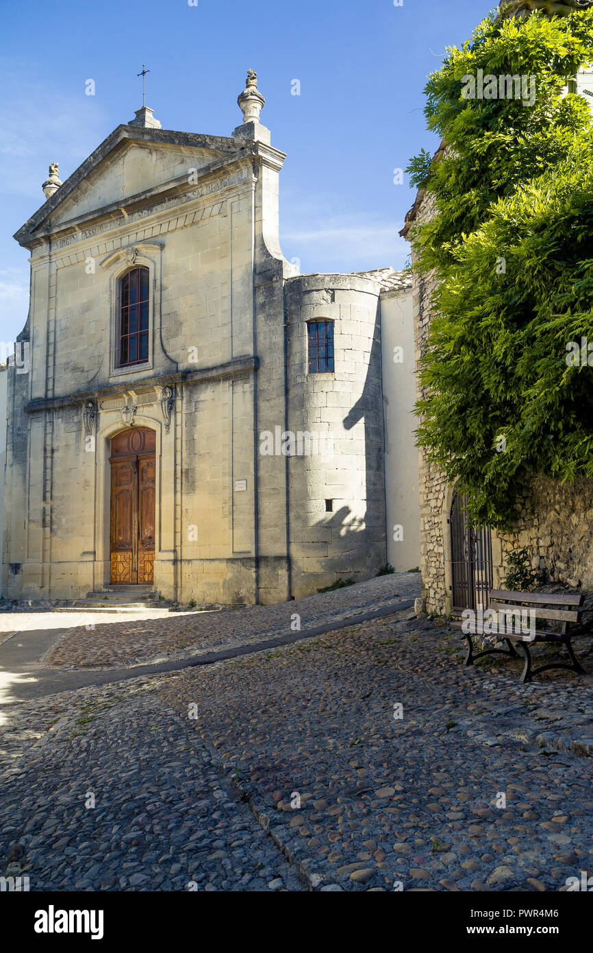 Old Church in medieval French town, Provence, France Stock Photo - Alamy