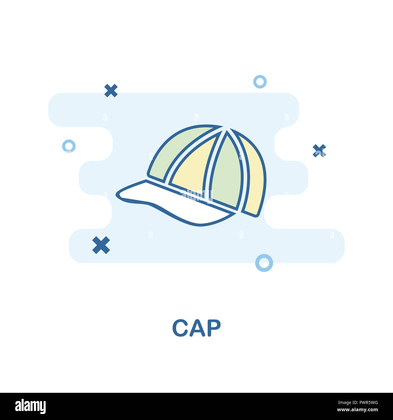 Cap icon. Monochrome style design from clothes collection. UX and UI ...