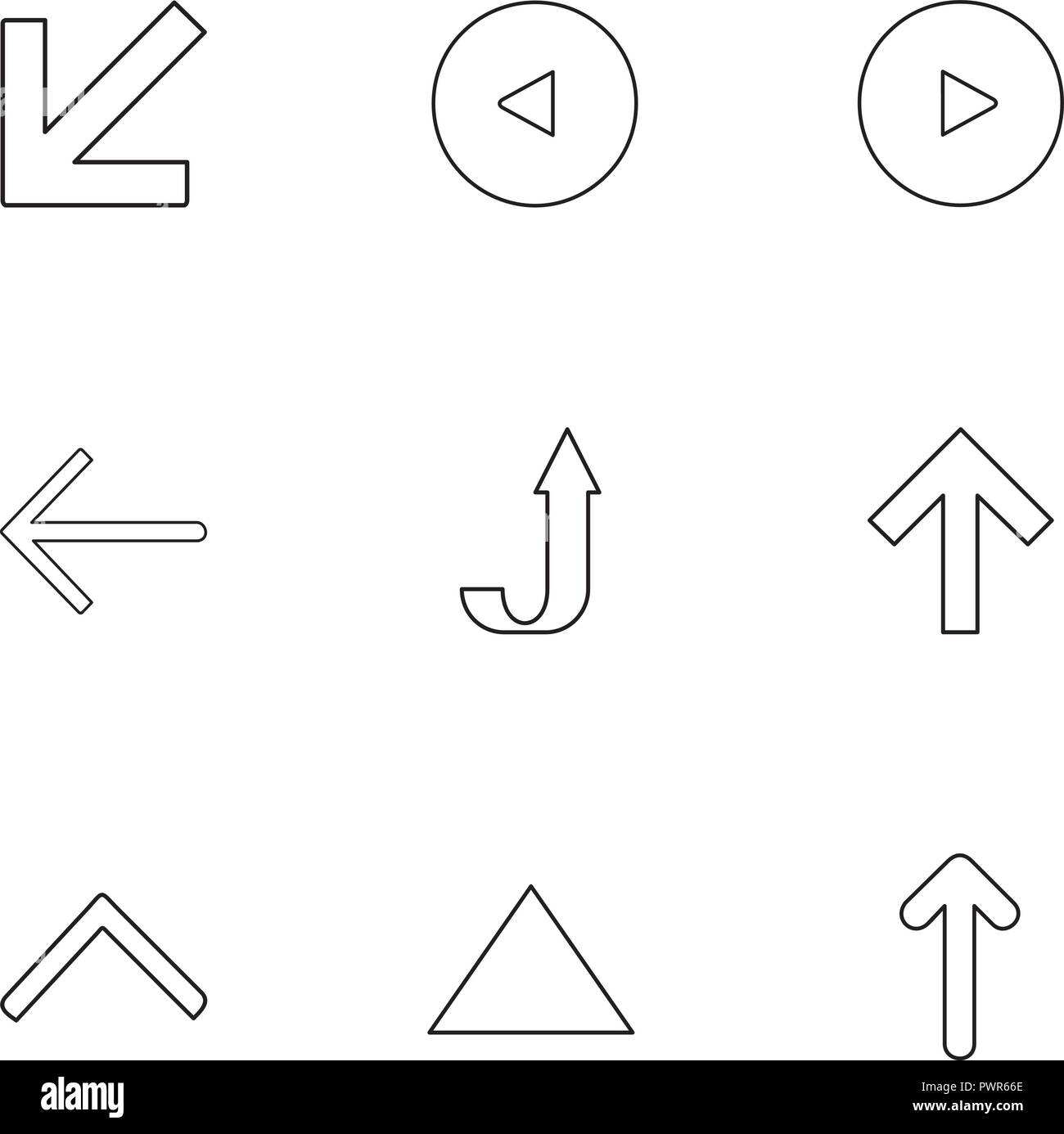 arrows , directions , pointer , arrow , user interface , pointer , up , down , left , right ...