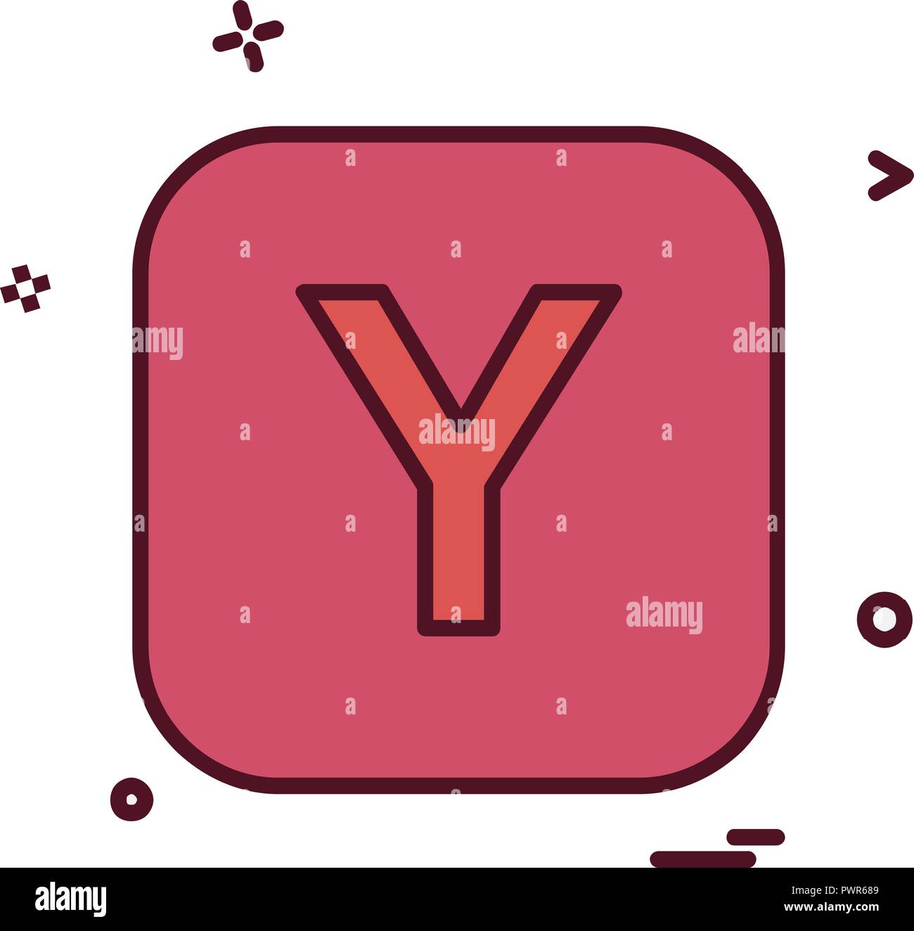 Alphabets icon design vector Stock Vector Image & Art - Alamy