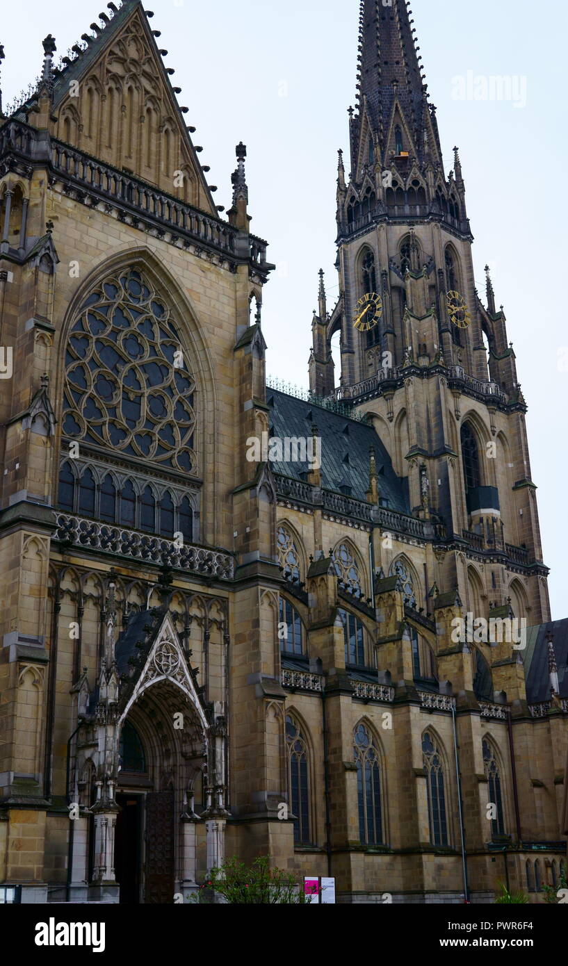 Huge Historic Church in Linz, Austria Stock Photo - Alamy