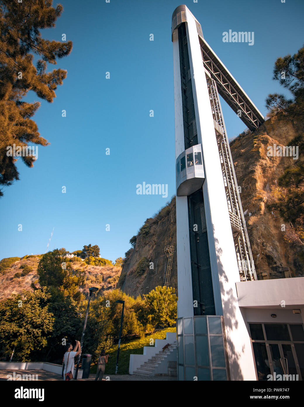 Elevator structure bottom hi-res stock photography and images - Alamy