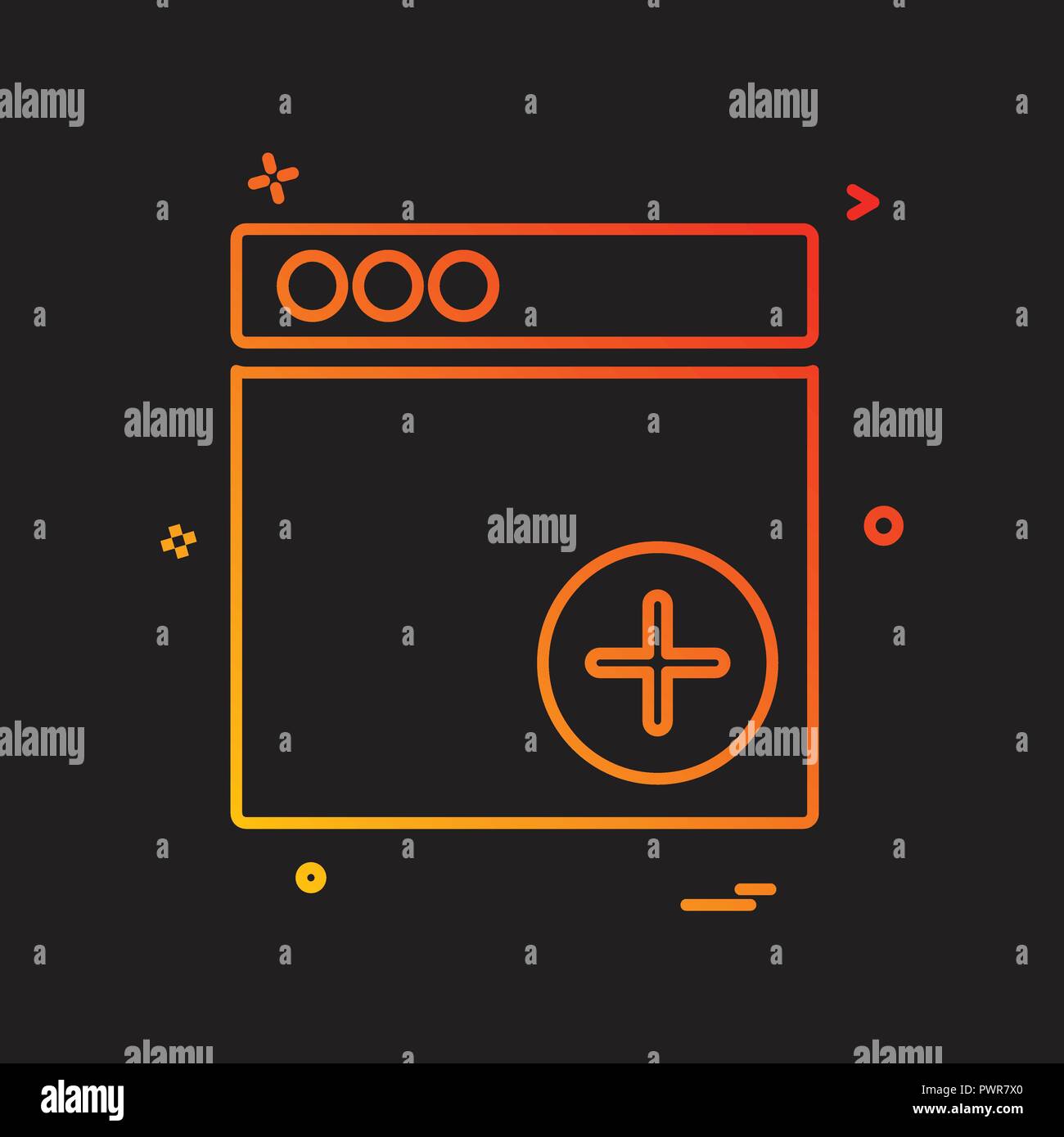 Web layouts icon design vector Stock Vector Image & Art - Alamy