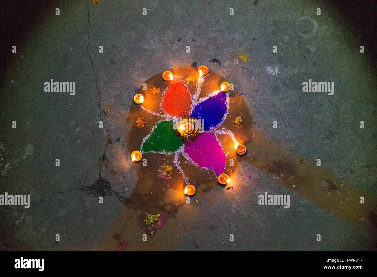 Nepal 2015 Diwali Home Private Stock Photo - Alamy