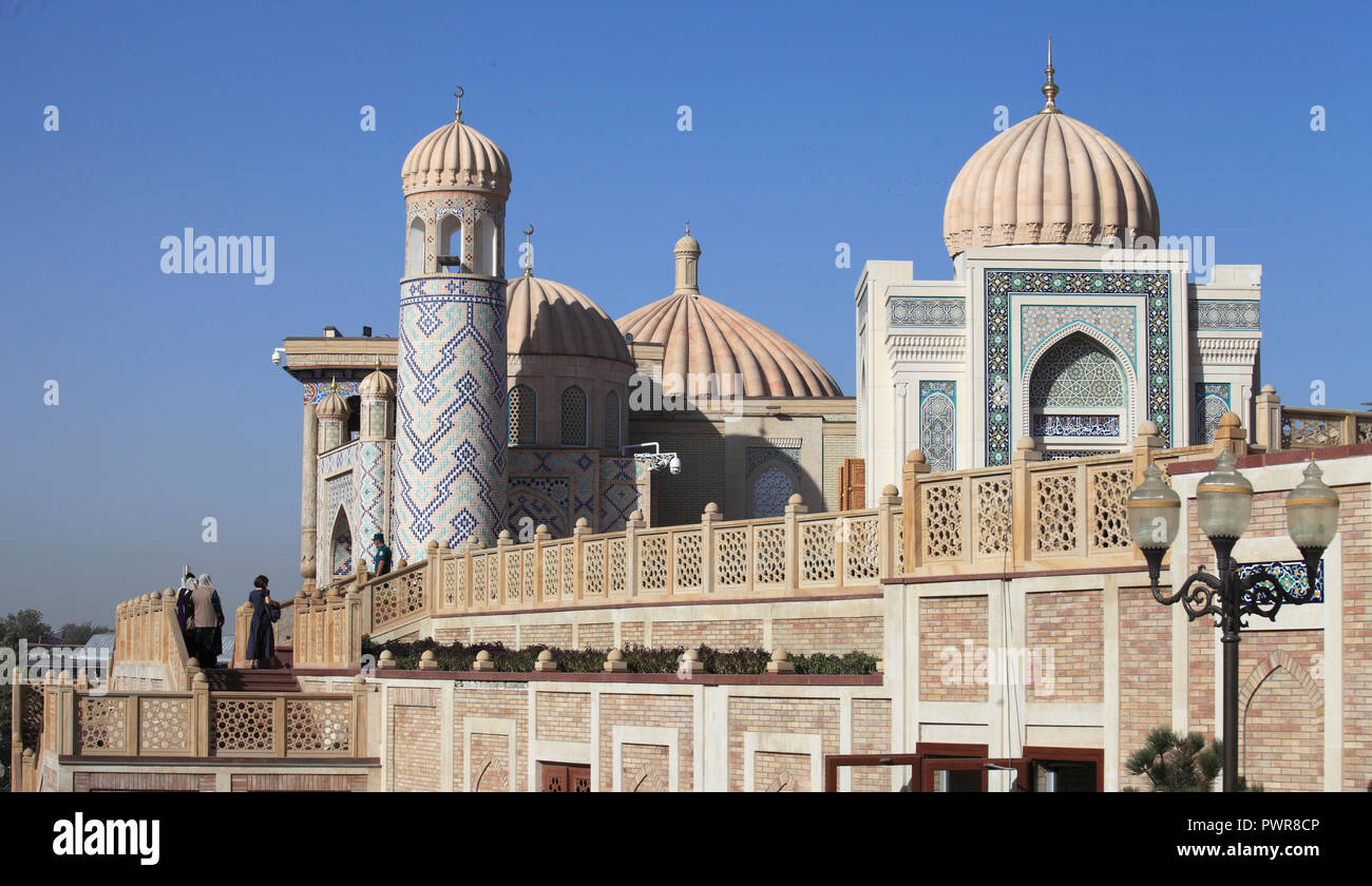 Uzbekistan, Samarkand, Hazrat Khizr Mosque, Islam Karimov Mausoleum ...