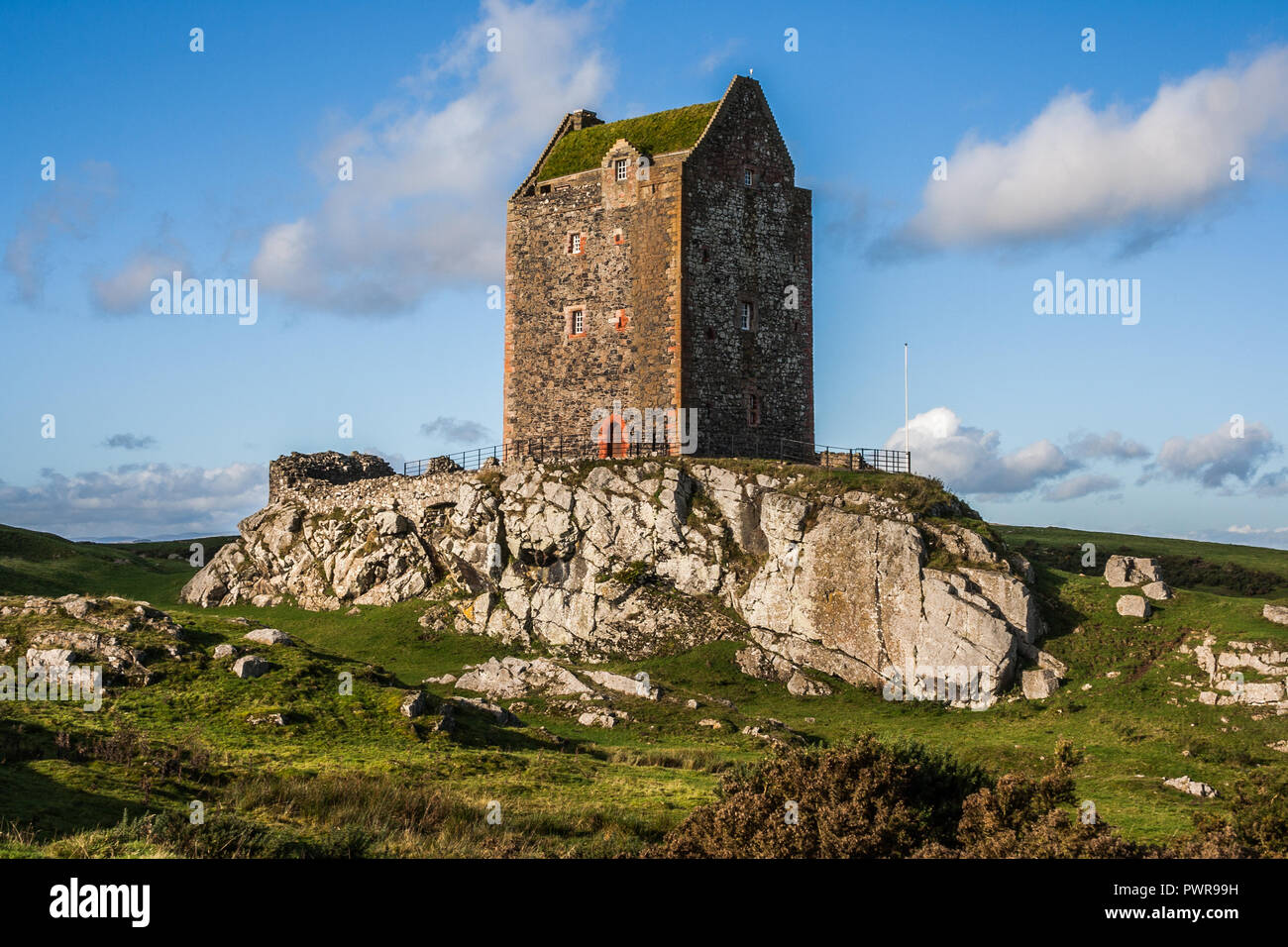 Smailholm Tower, Sandyknowe, Kelso in the Scottish Borders Stock Photo ...
