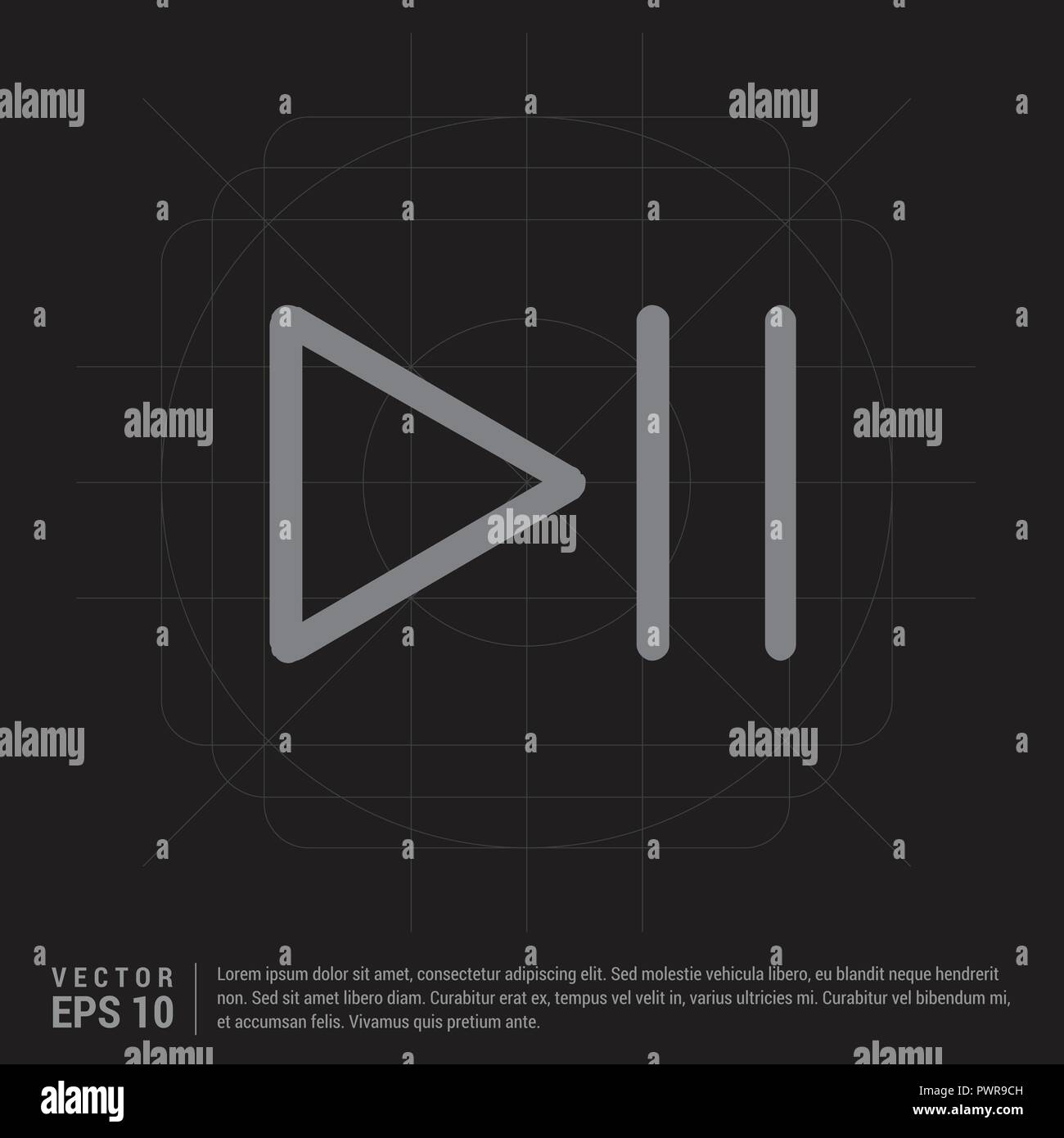 Play pause icon Stock Vector Image & Art - Alamy