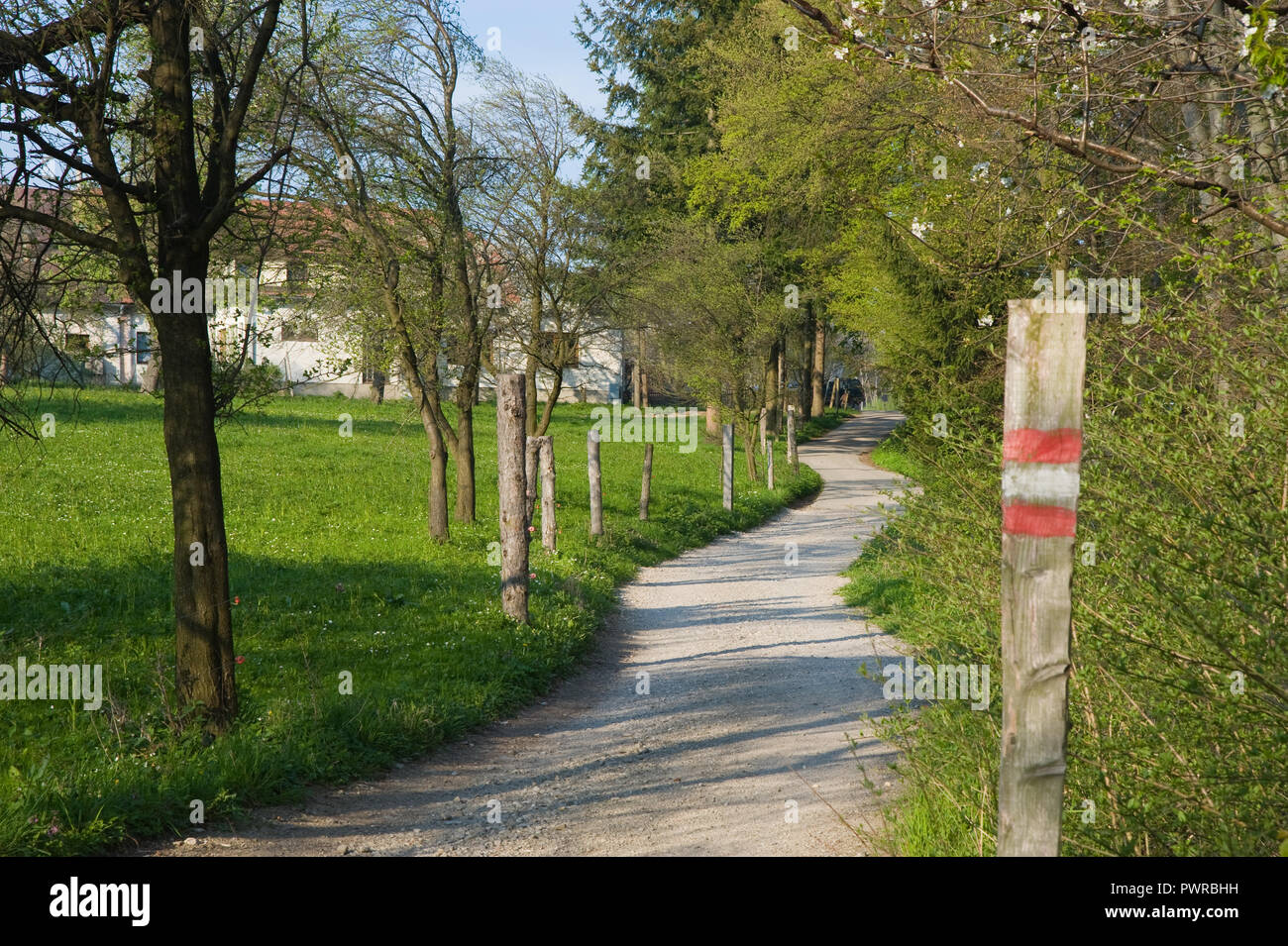 Wienerwald hiking trail hi-res stock photography and images - Alamy