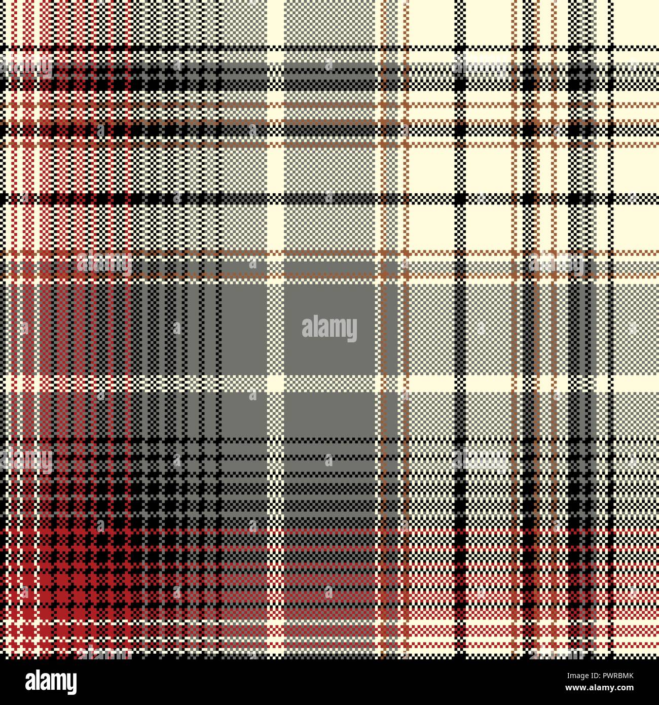 Pixel pattern seamless fabric texture. Vector illustration Stock Vector ...