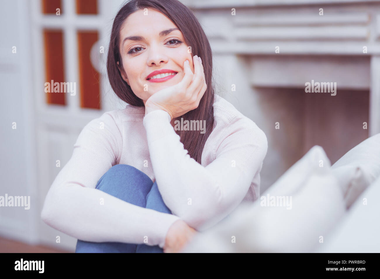 Pleased cheer hi-res stock photography and images - Alamy
