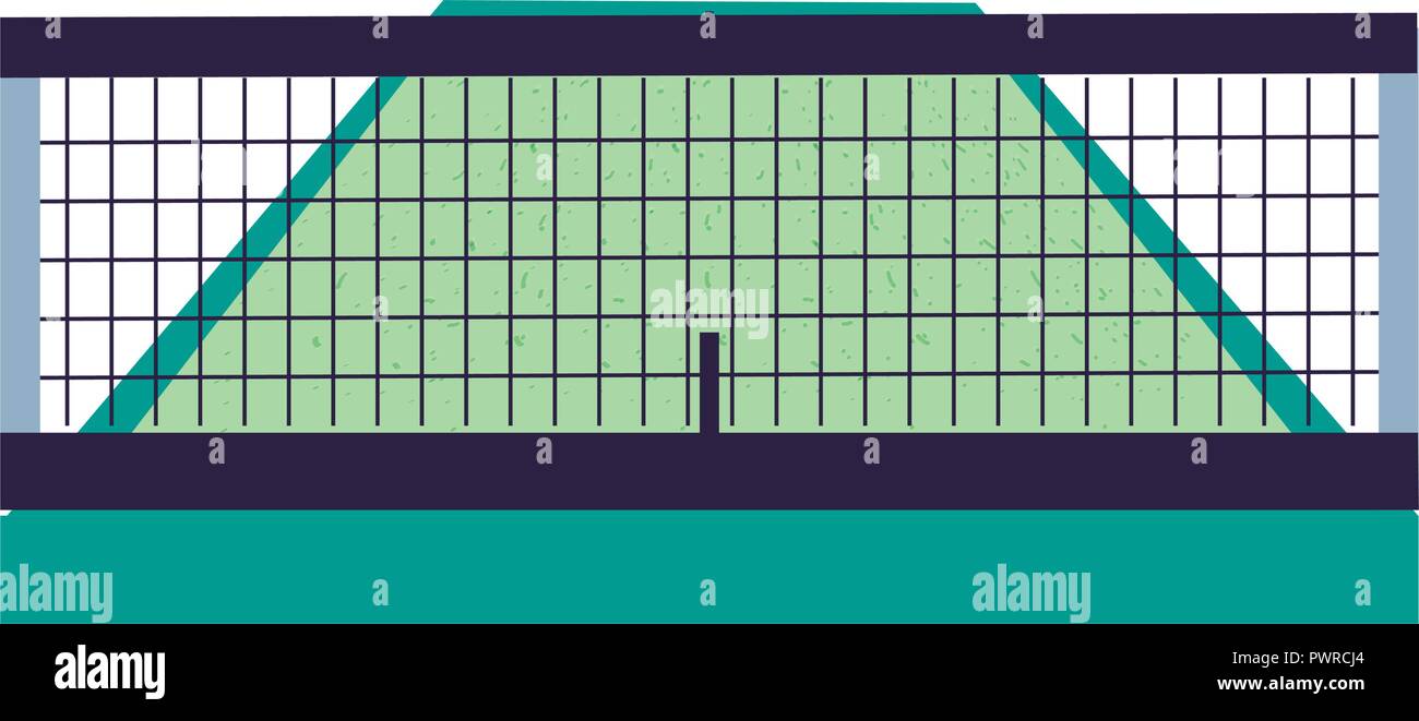 tennis sport court icon vector illustration design Stock Vector Image ...