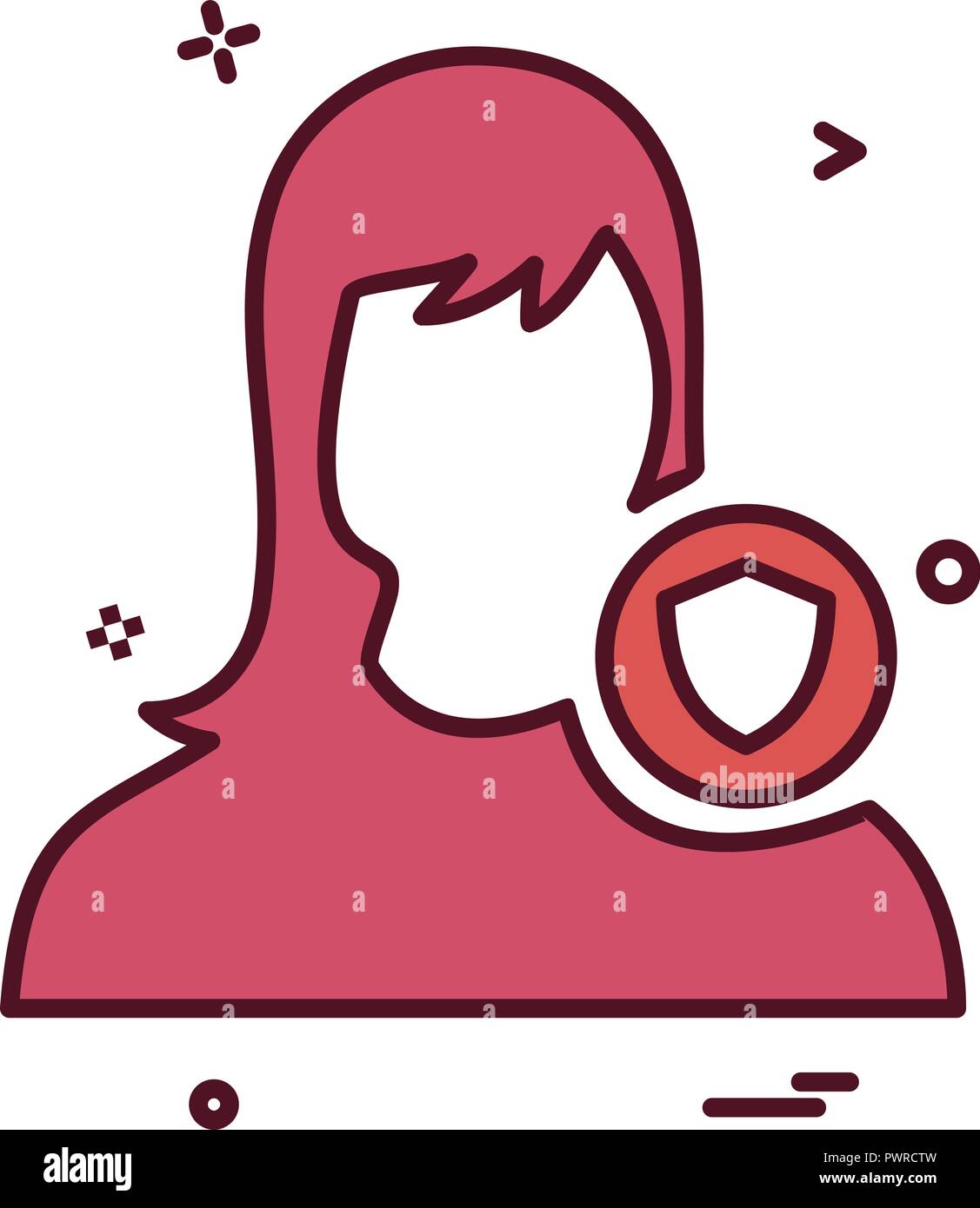 Female avatar icon design vector Stock Vector Image & Art - Alamy