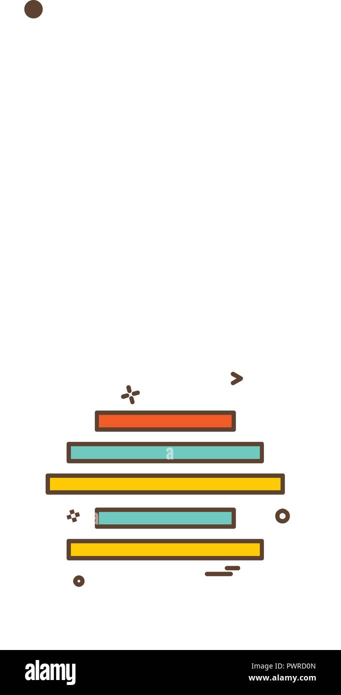 Text alignment icon design vector Stock Vector Image & Art - Alamy