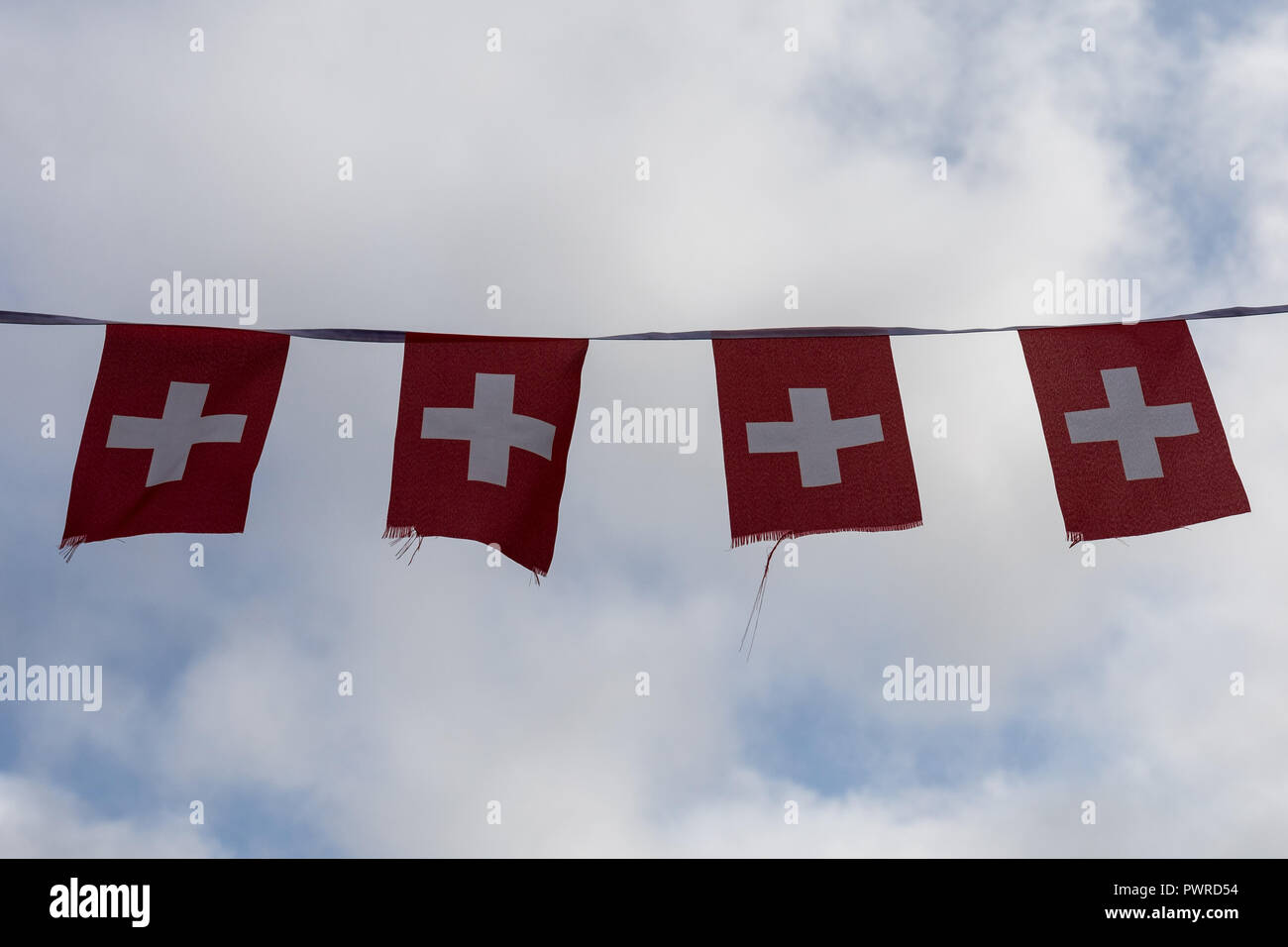 Swiss flags hi-res stock photography and images - Alamy
