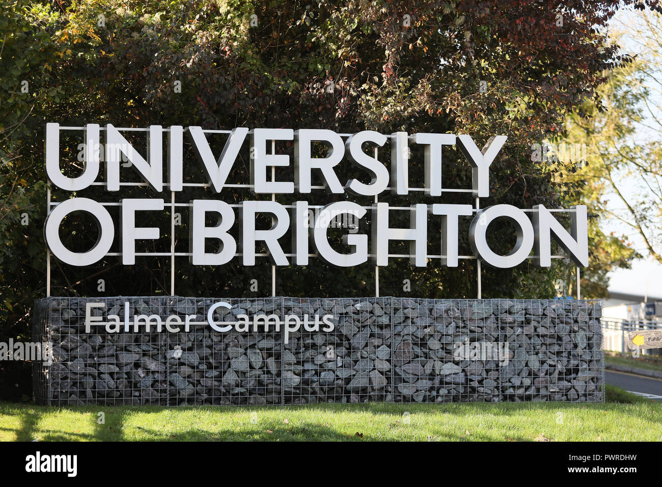 Brighton university sign hi-res stock photography and images - Alamy
