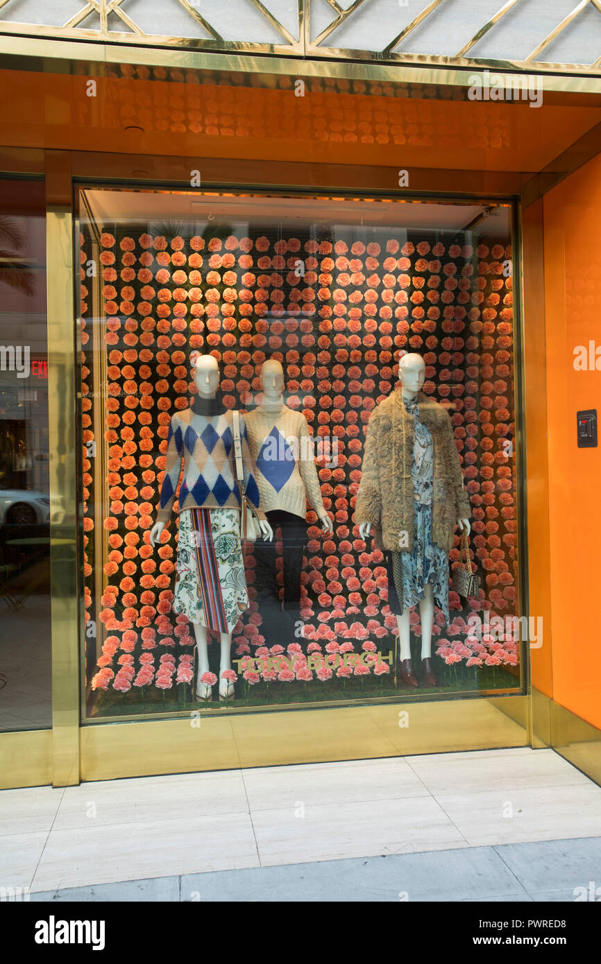 Shop window manikins, Beverly HIlls, Los Angeles, California, USA Stock ...