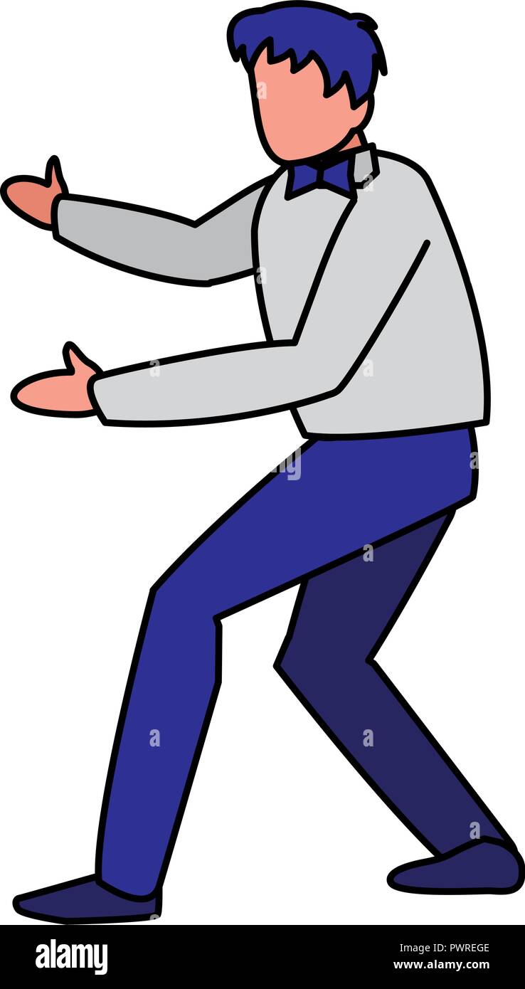 boxing referee icon over white background, vector illustration Stock ...