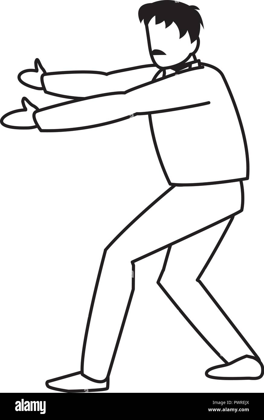 boxing referee icon over white background, vector illustration Stock ...