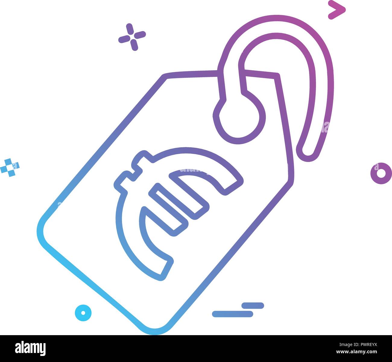 Euro price tag label Stock Vector Images - Alamy