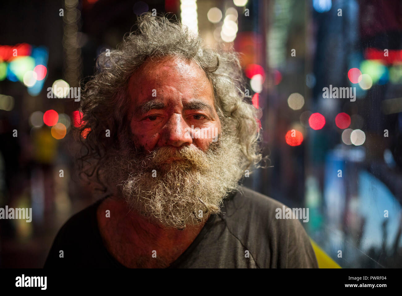 Michael, homeless on Hollywood Boulevard, Hollywood, Los Angeles ...