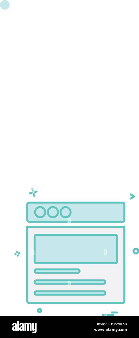 Web layouts icon design vector Stock Vector Image & Art - Alamy