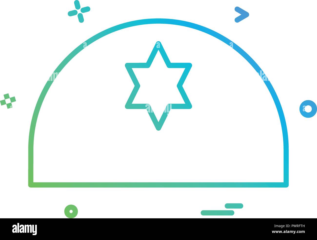 Jewish icon design vector Stock Vector Image & Art - Alamy