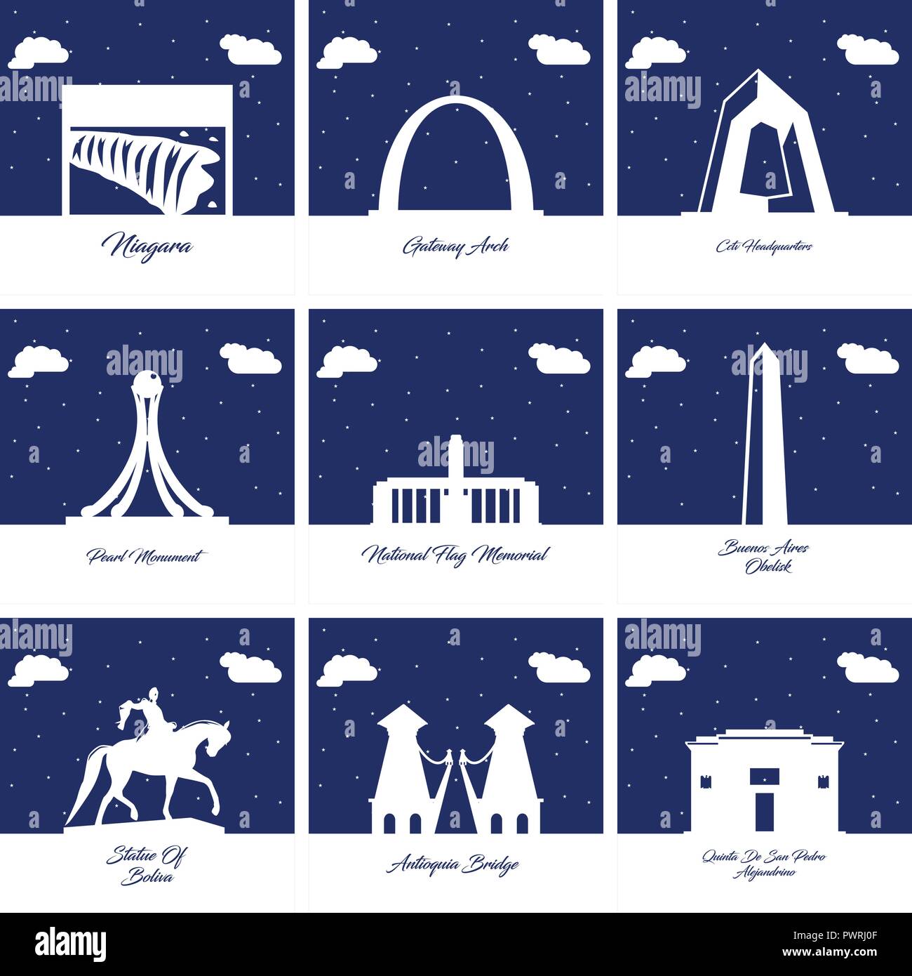 Worlds most famous Stock Vector Images - Alamy