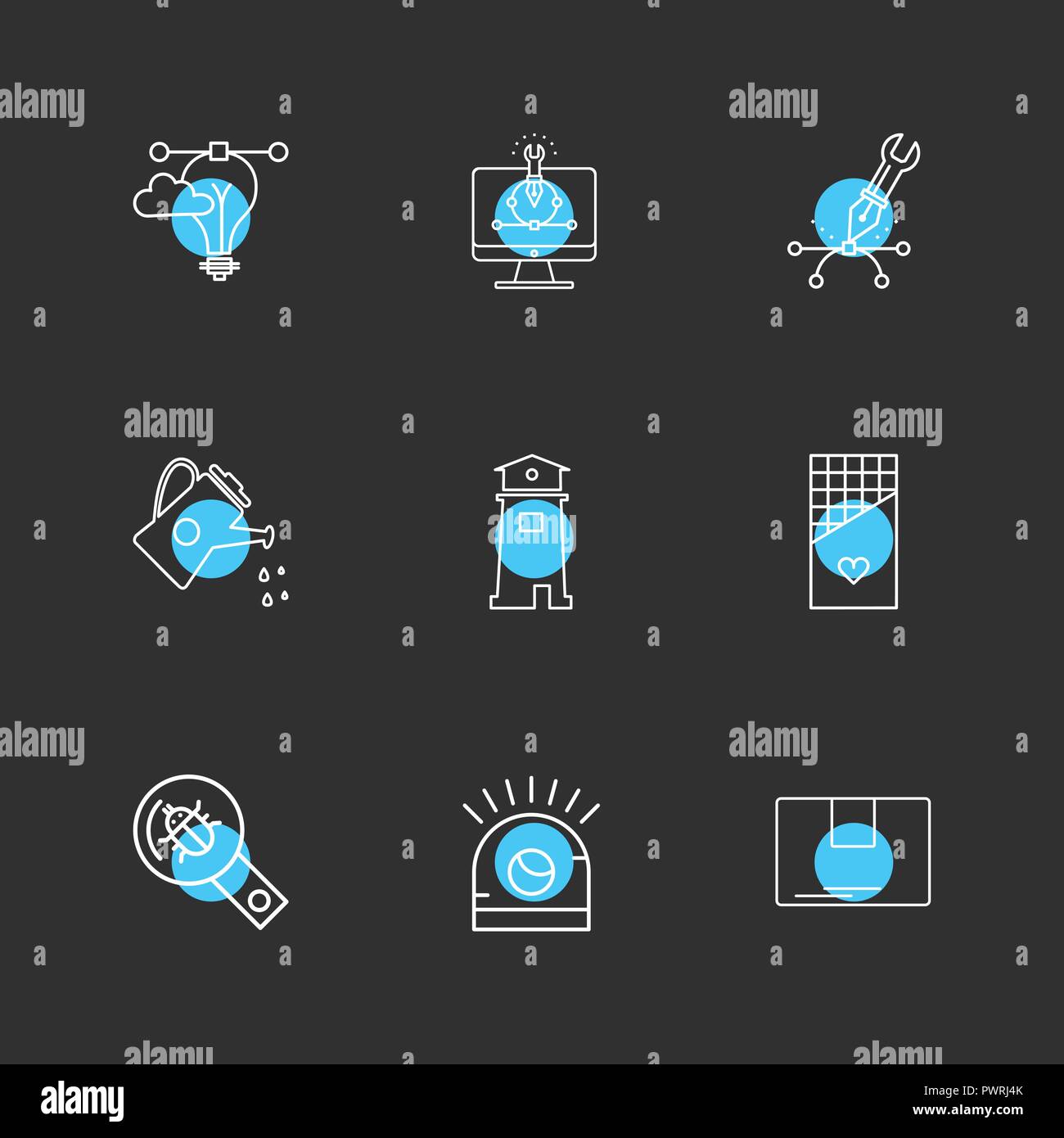 cyber , security ,internet security , stationary items , bulb , idea ...