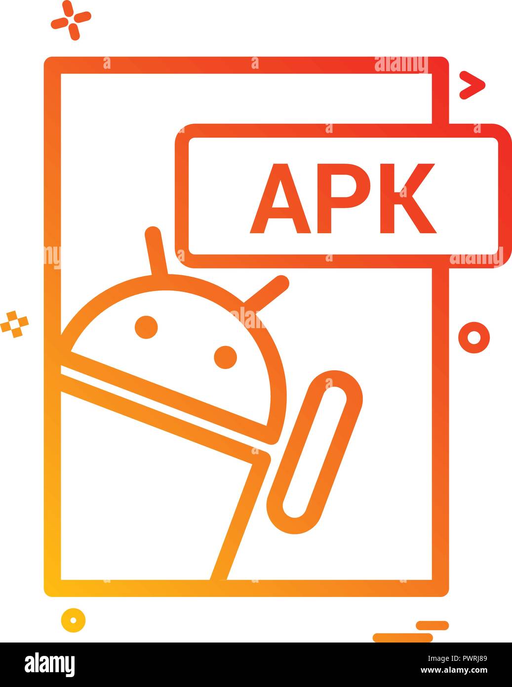 Apk format Stock Vector Images - Alamy