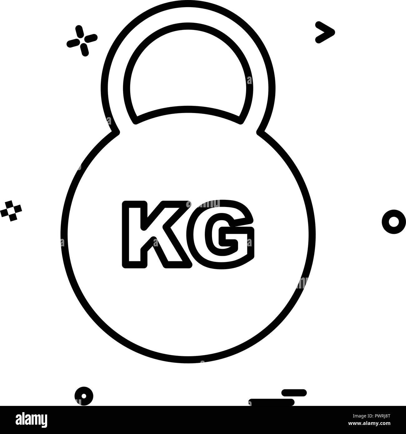 Weight icon design vector Stock Vector Image & Art - Alamy