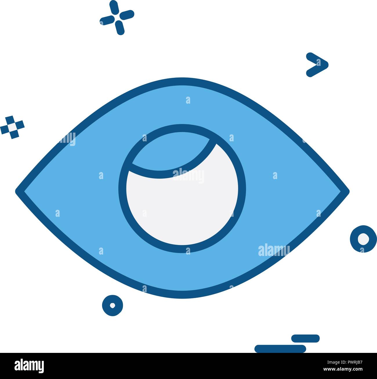 Eye icon design vector Stock Vector Image & Art - Alamy