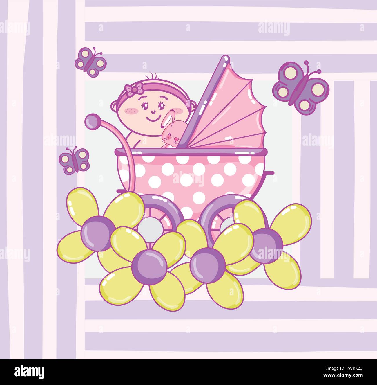 Baby shower cartoons Stock Vector Image & Art - Alamy