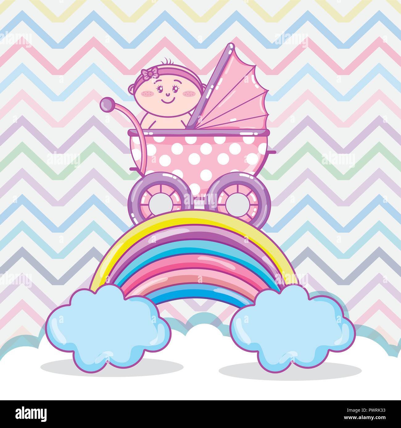Baby shower cartoons Stock Vector Image & Art - Alamy