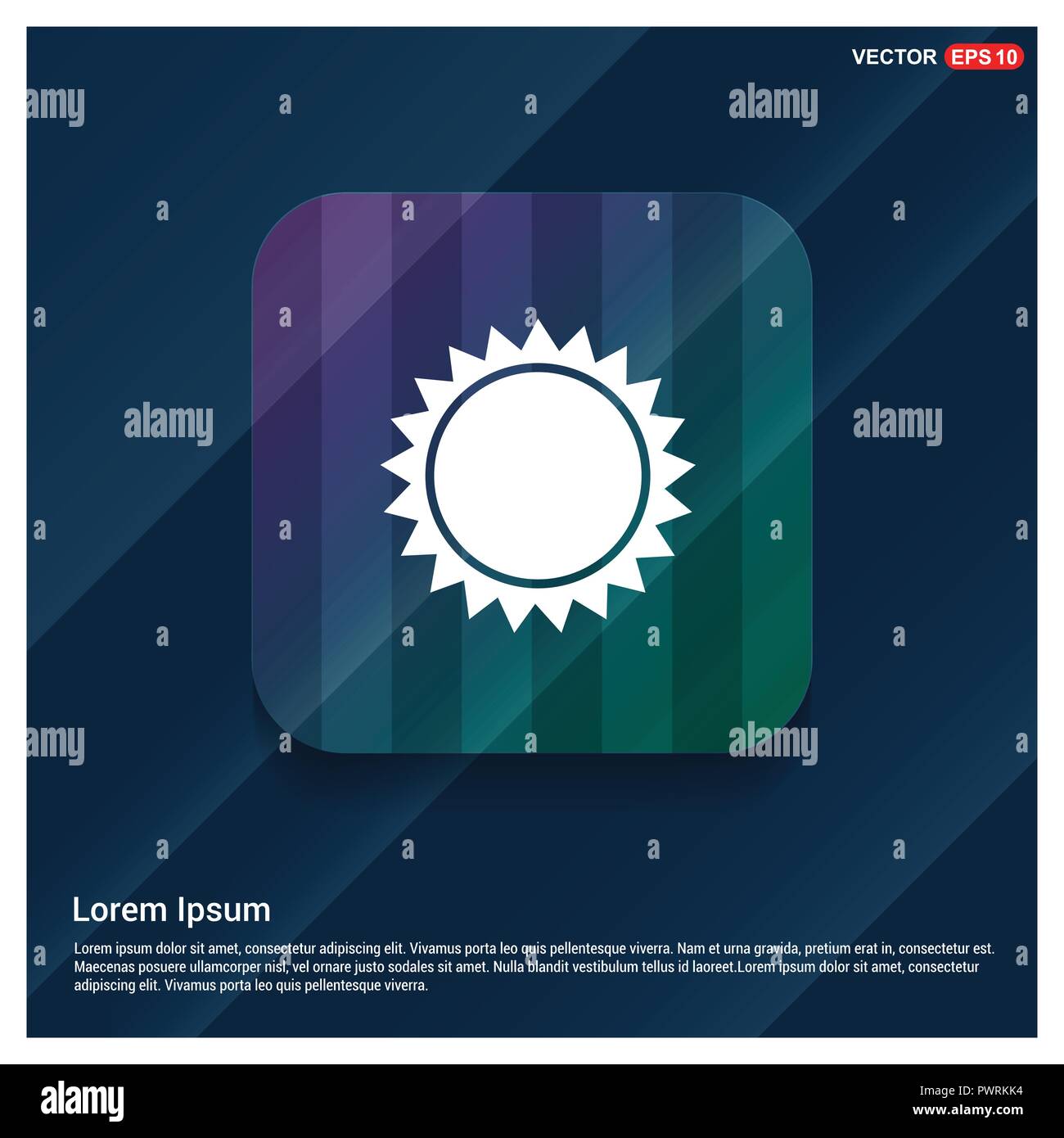 Sun icon - Free vector icon Stock Vector Image & Art - Alamy