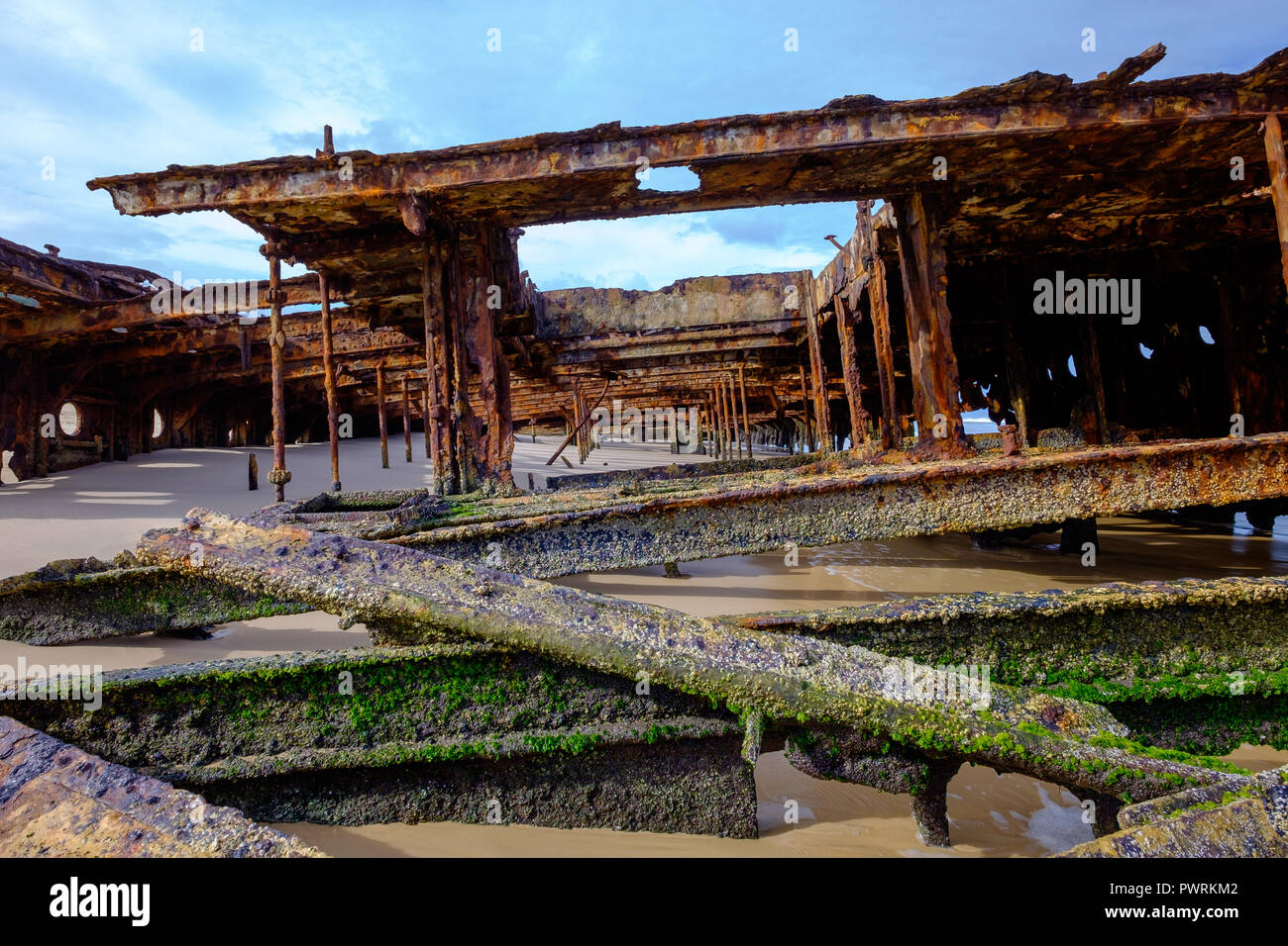 SS Maheno Wreck - Fraser Island Stock Photo - Alamy