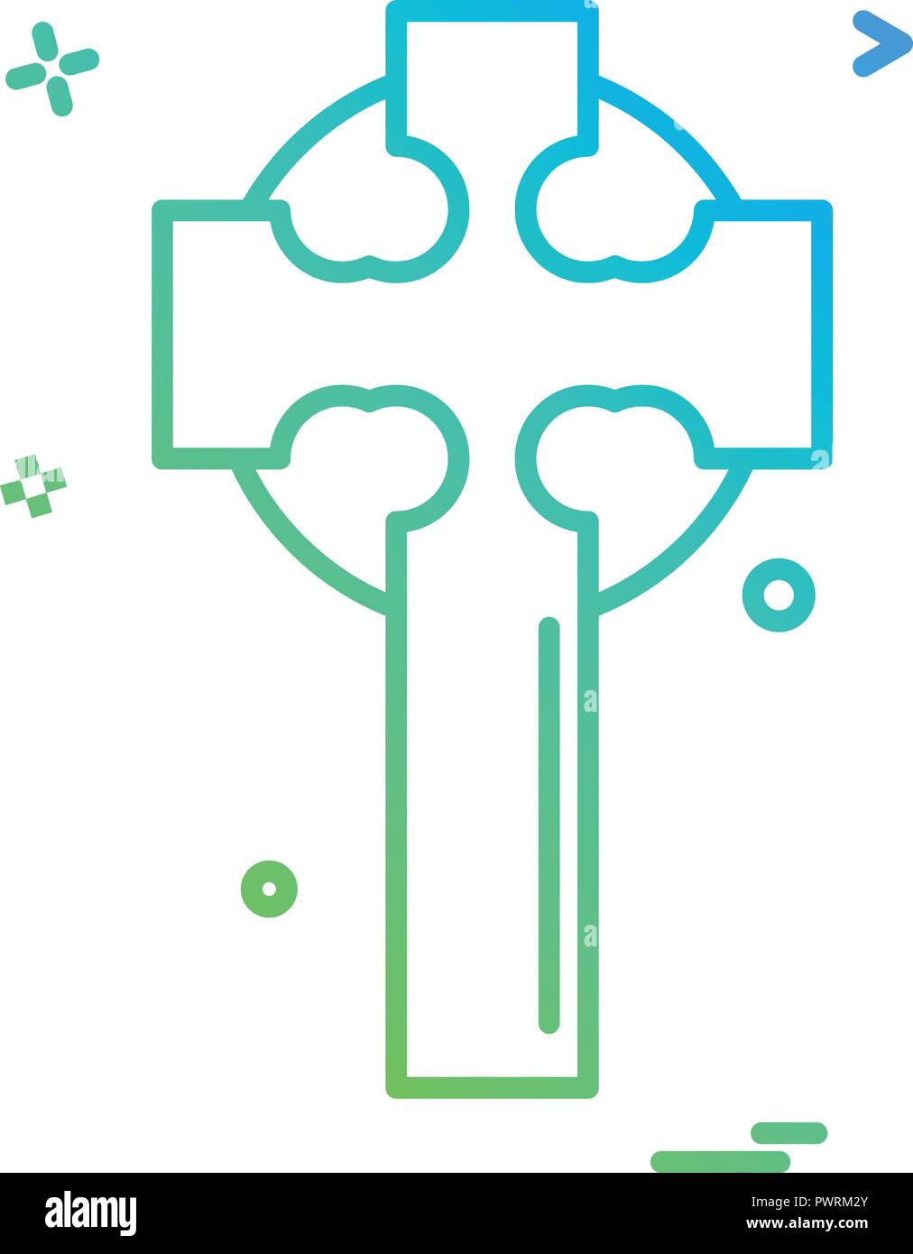 Cross icon design vector Stock Vector Image & Art - Alamy