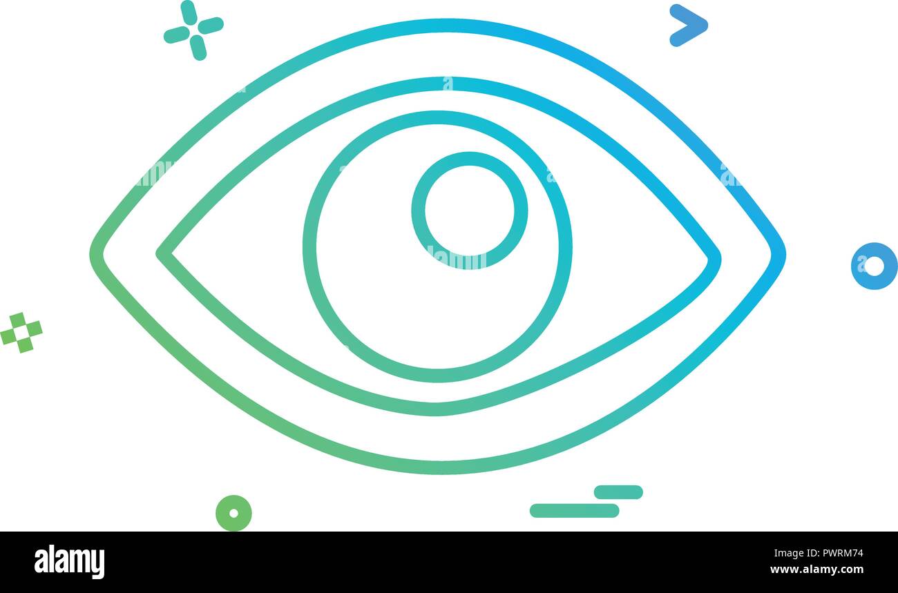 eye icon design vector Stock Vector Image & Art - Alamy