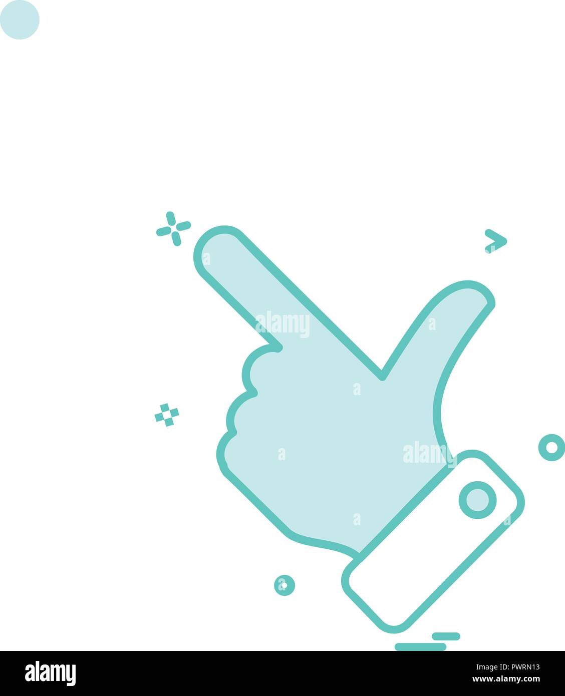 hand choose click icon vector design Stock Vector Image & Art - Alamy