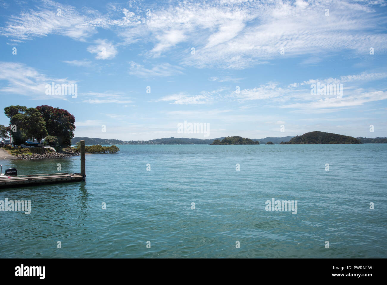 Waitangi, Bay of Islands, New Zealand-December 18,2016: Stunning scenic ...