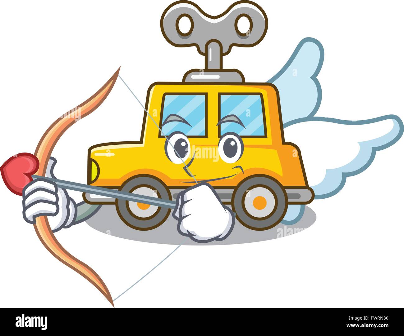 Cupid character clockwork car for toy children Stock Vector Image & Art ...