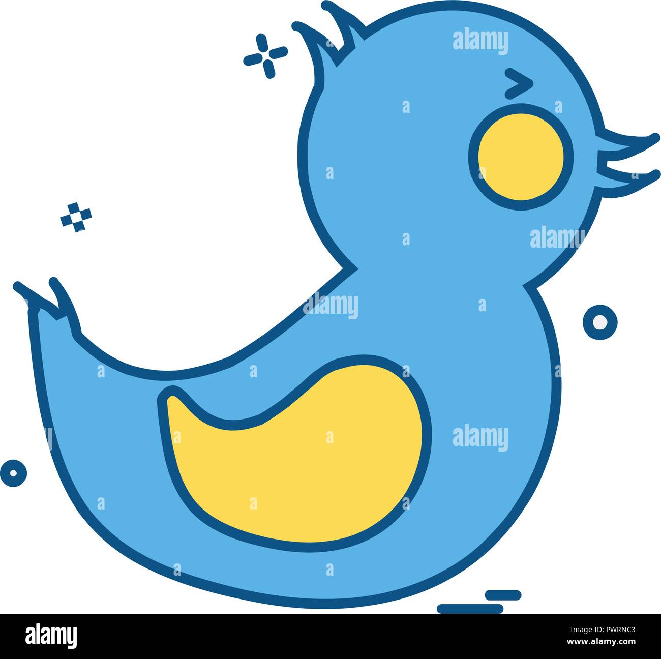 Duck icon design vector Stock Vector Image & Art - Alamy