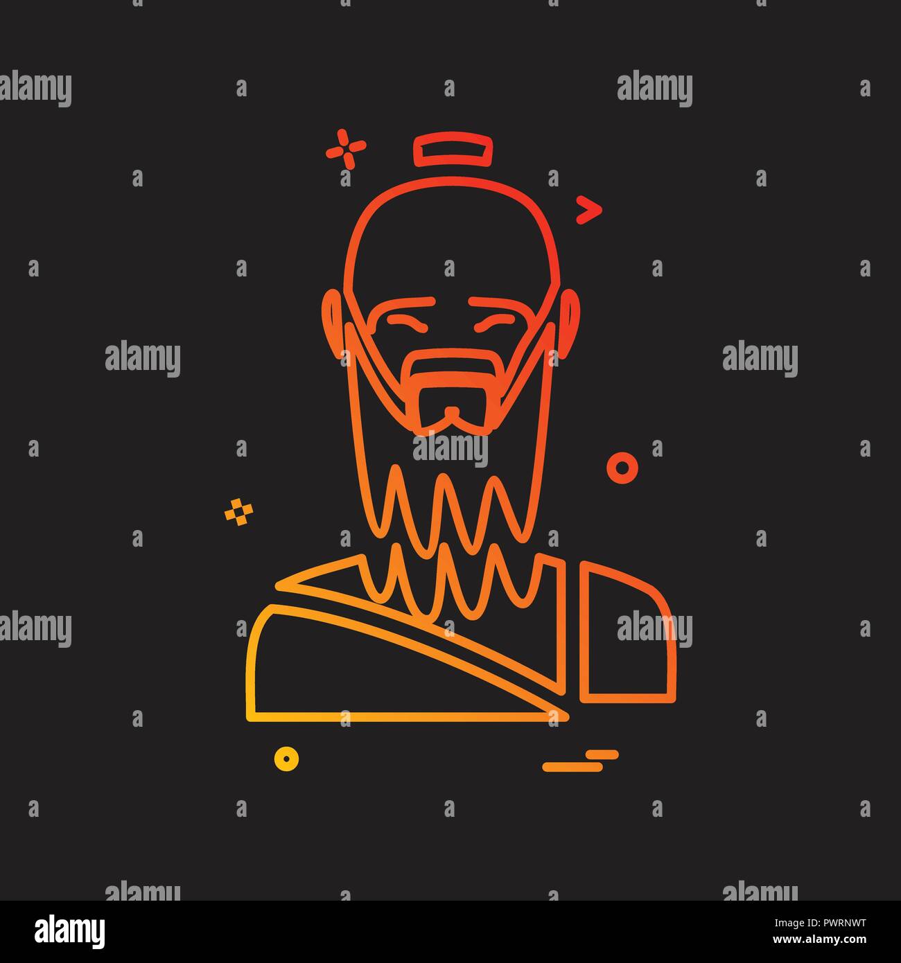 Indian pandit Stock Vector Images - Alamy