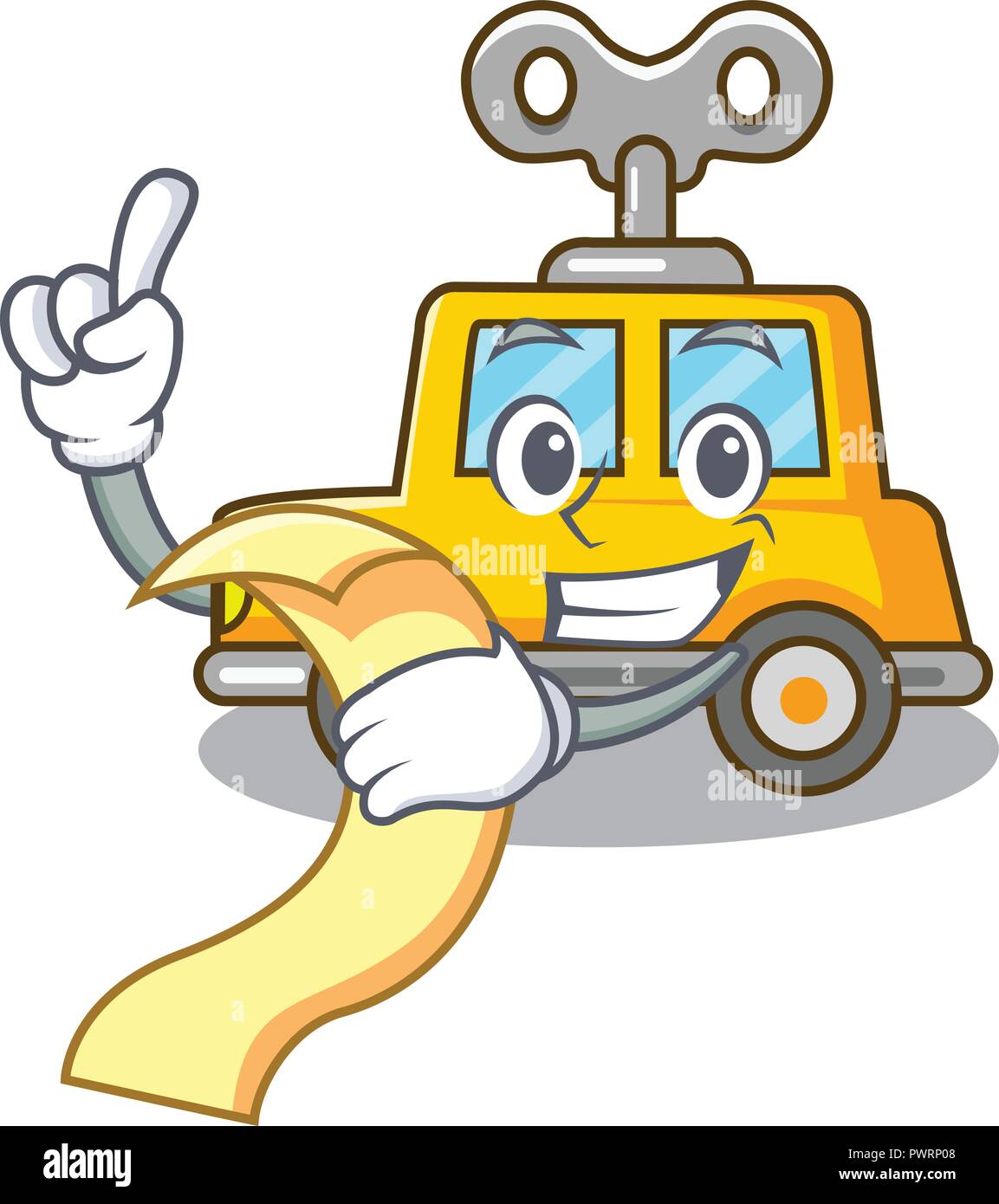 With menu cartoon clockwork toy car for gift Stock Vector Image & Art ...