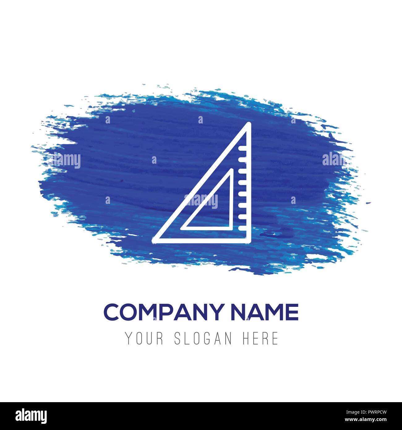 scale icon - Blue watercolor background Stock Vector Image & Art - Alamy