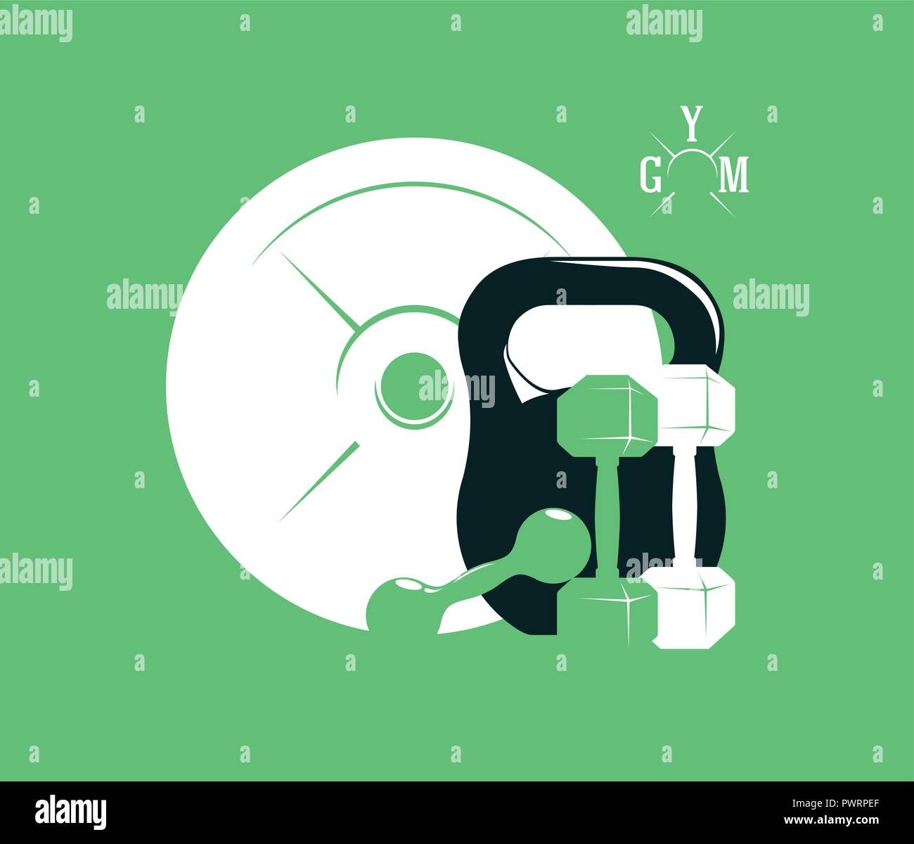 Neck gymnastics Stock Vector Images - Alamy