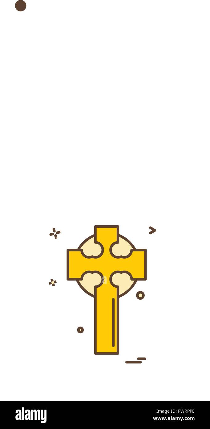 Cross icon design vector Stock Vector Image & Art - Alamy