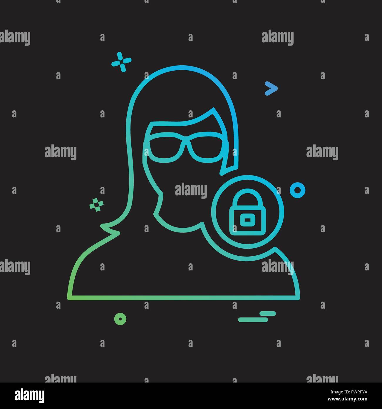 Female avatar icon design vector Stock Vector Image & Art - Alamy